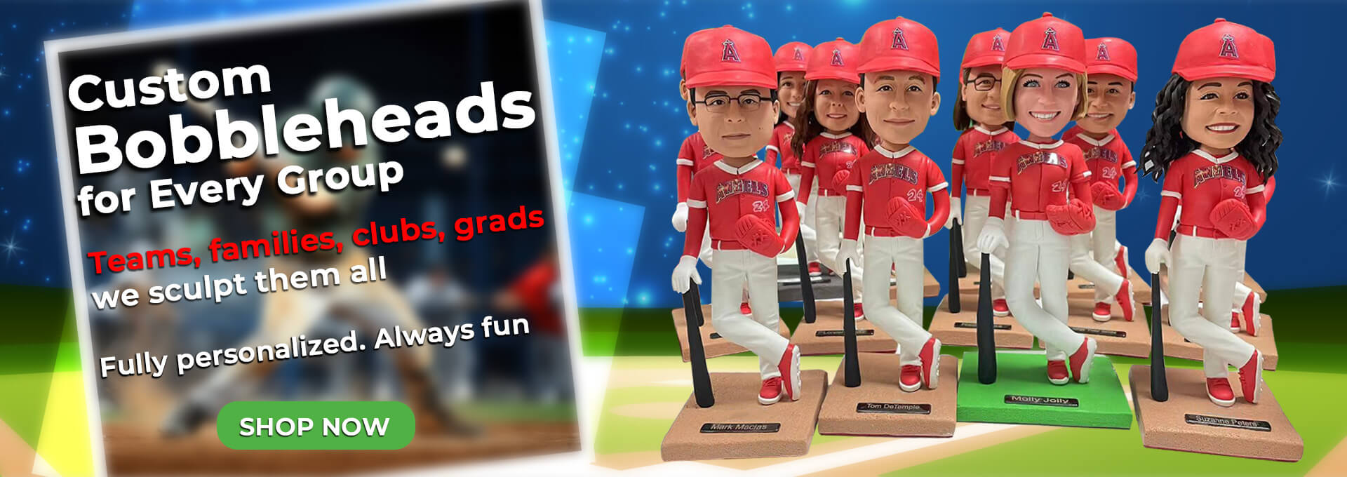 Brand Custom Bobbleheads Gift. Online Proof. Amazing Likeness & Qualit ...