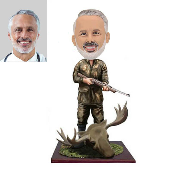 Hunter Bobblehead | Personalized Keepsake Hunting Gift – bobbleheadcraft