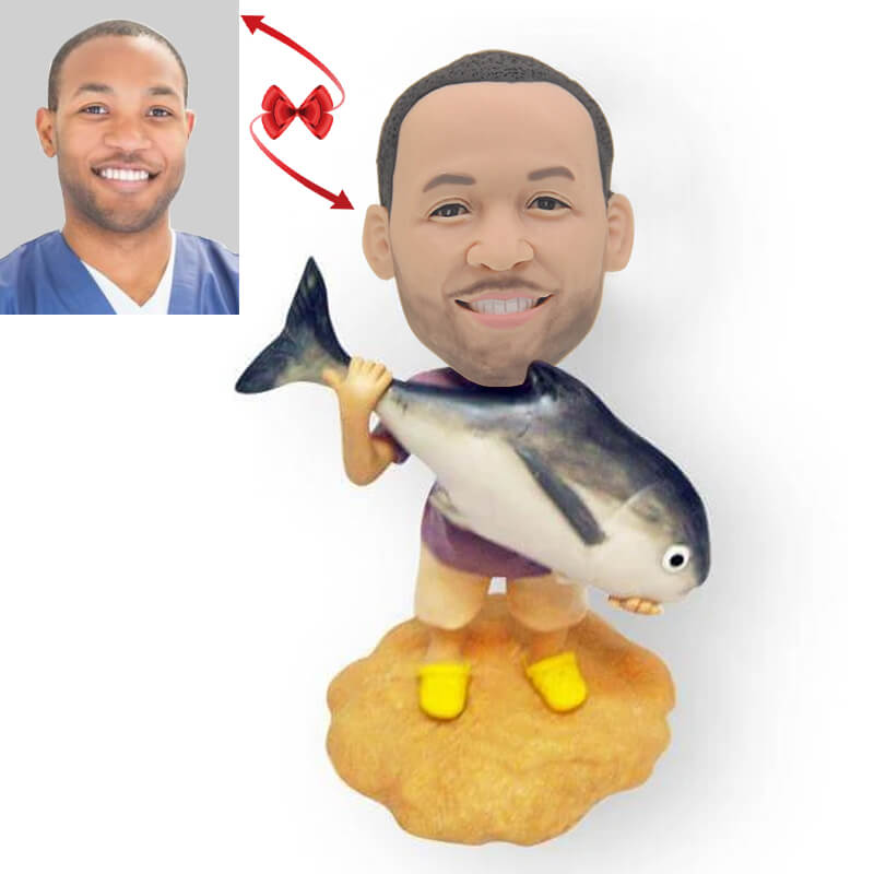 Big Fish Catch Custom Bobblehead – bobbleheadcraft