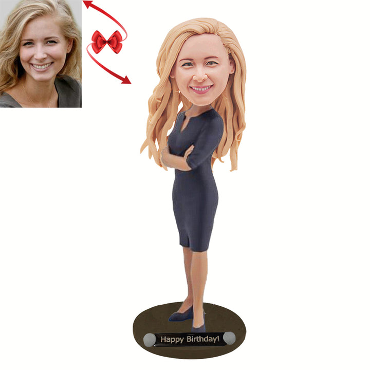 Woman Bobblehead | Bride Bobblehead | Her Custom Bobblehead ...