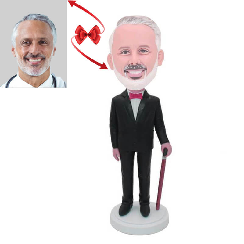 Gentleman Custom Bobbleheads（Can Add Gentleman Hat） – bobbleheadcraft